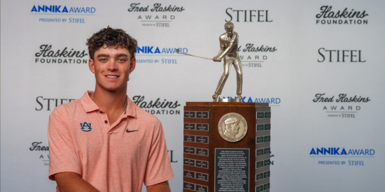 Auburn's Jackson Koivun Wins 2024 & 26 Fred Haskins Award | AmateurGolf.com